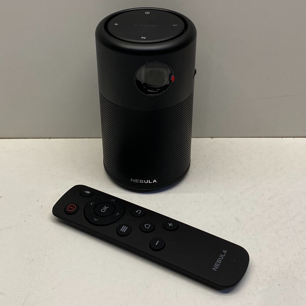 Pre-owned Nebula Capsule Mini Projector Model D4111 in Black - Own4Less